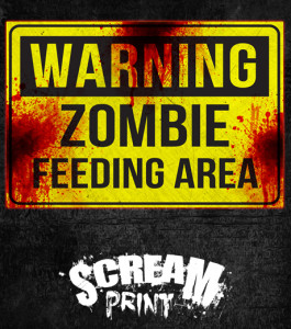10 Printable Yellow Zombie Signs – Download – Print – Decorate – Spookteek