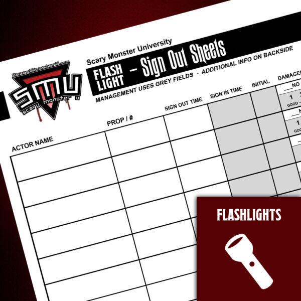 Haunt Actor and Staff Paperwork – Spookteek